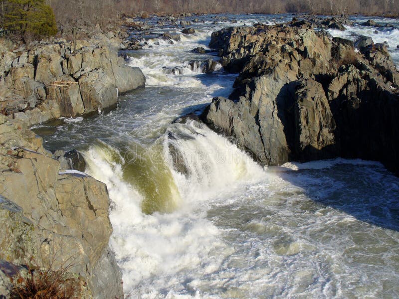 Great Falls Virginia stock image. Image of kayaking, whirlpool - 402375