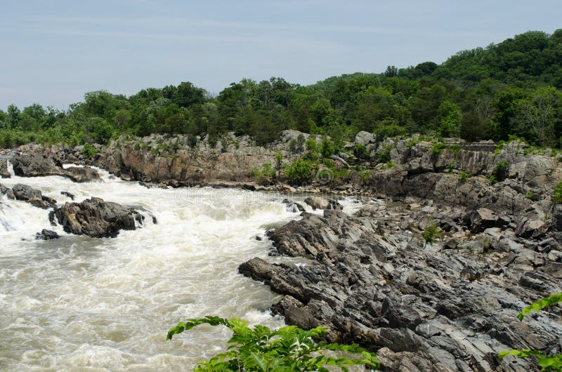 Great falls Virginia stock photo. Image of fall, white - 110792178