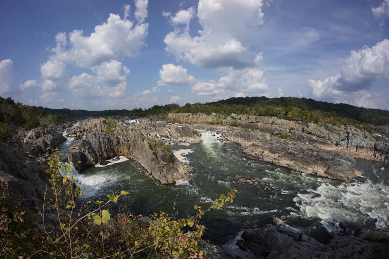 Great Falls Virginia stock photo. Image of rapids, view - 58998792