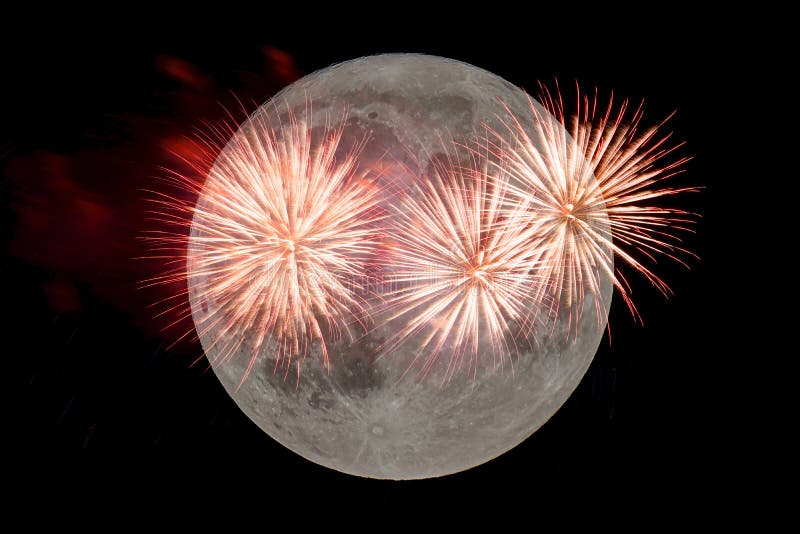 Fireworks stock image. Image of party, blast, orange - 160113115