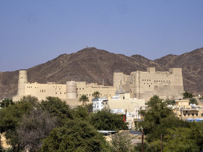 The Great Fort Bahla, Was Reconstructed, Oman Stock Image - Image of ...