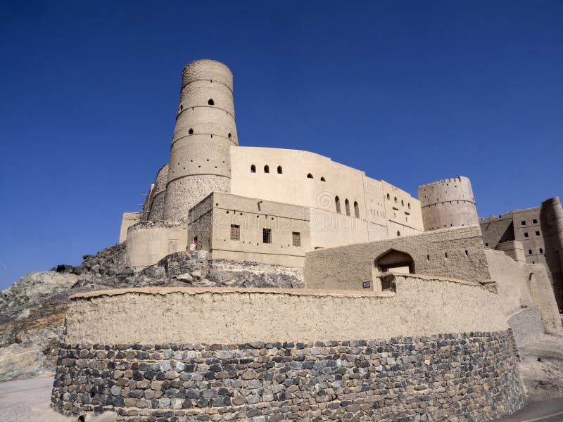 The Great Fort Bahla, Was Reconstructed, Oman Stock Photo - Image of ...