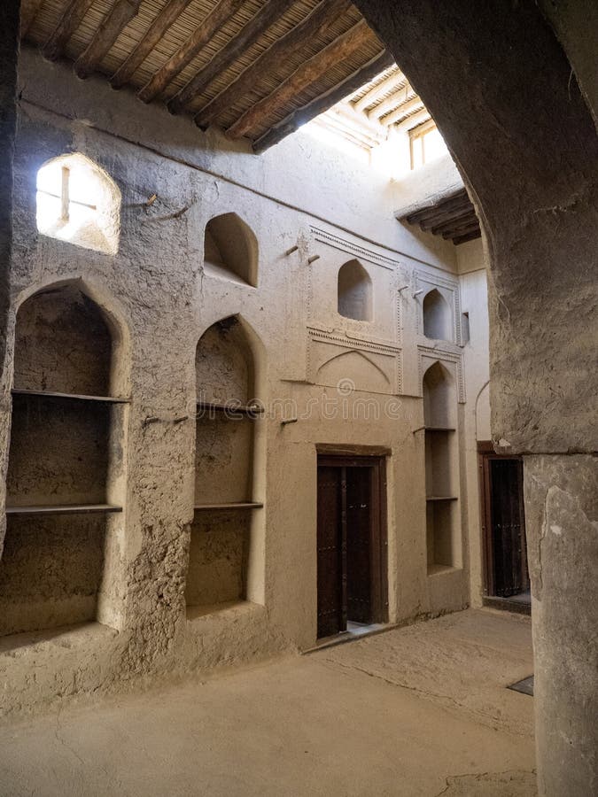 The Great Fort Bahla, Was Reconstructed, Oman Stock Image - Image of ...