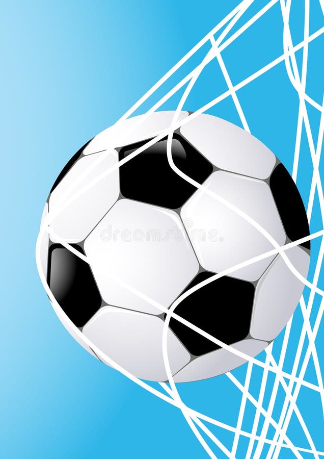 Great goal stock vector. Illustration of european, fullback - 12717698