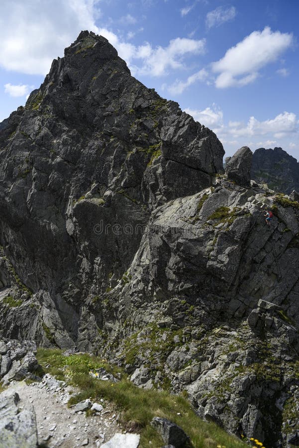 Great Granite Walls of Tatra Ridges and Peaks Stock Photo - Image of ...