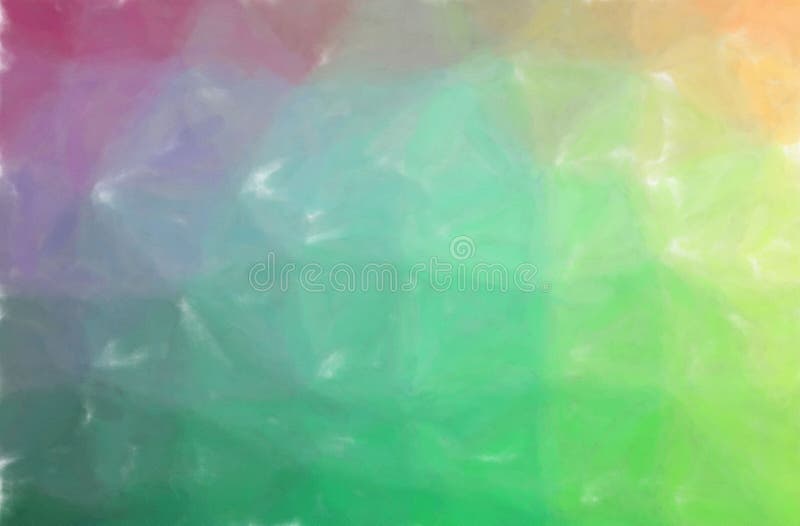 Illustration Of Abstract Blue And Purple Watercolor Wash Horizontal