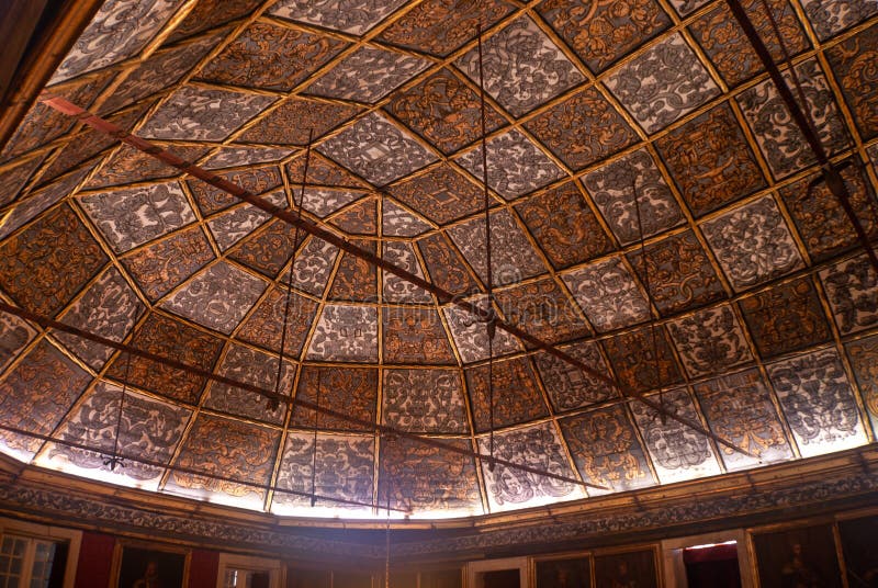 The Great Hall of Acts or the Hall of Capelos Beautiful Checkered ...