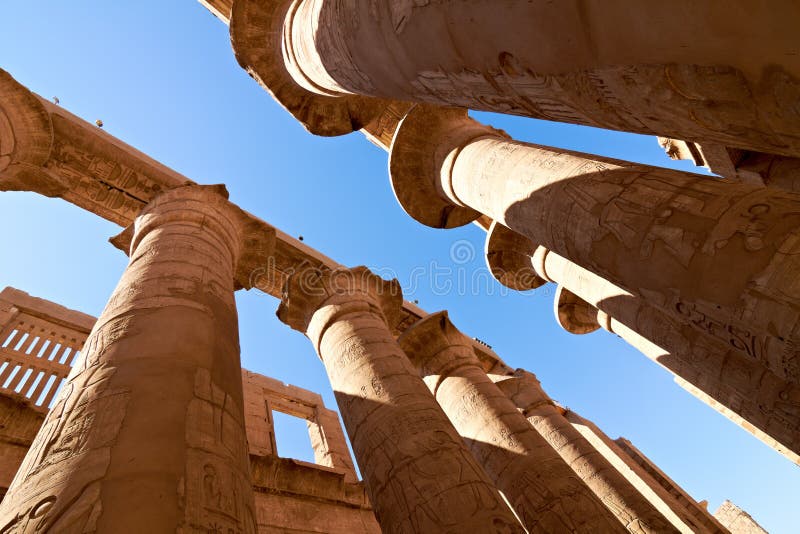 Lotus flower column stock photo. Image of edfu, bank - 12314608