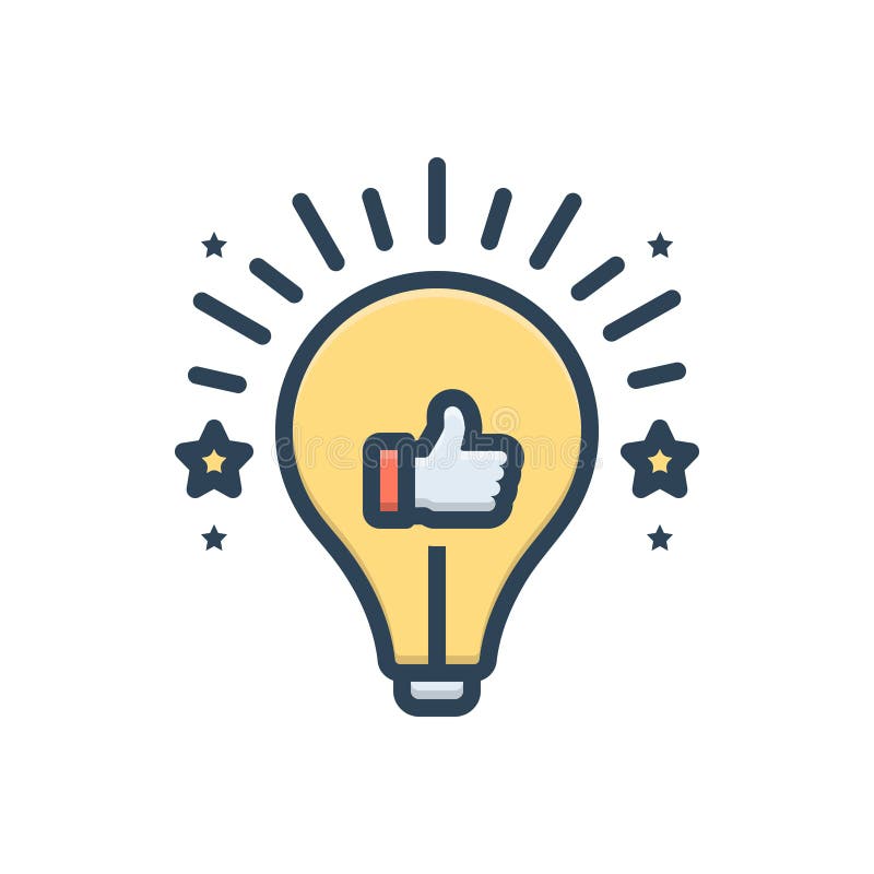 Color Illustration Icon for Great, Best and Considerable Stock ...