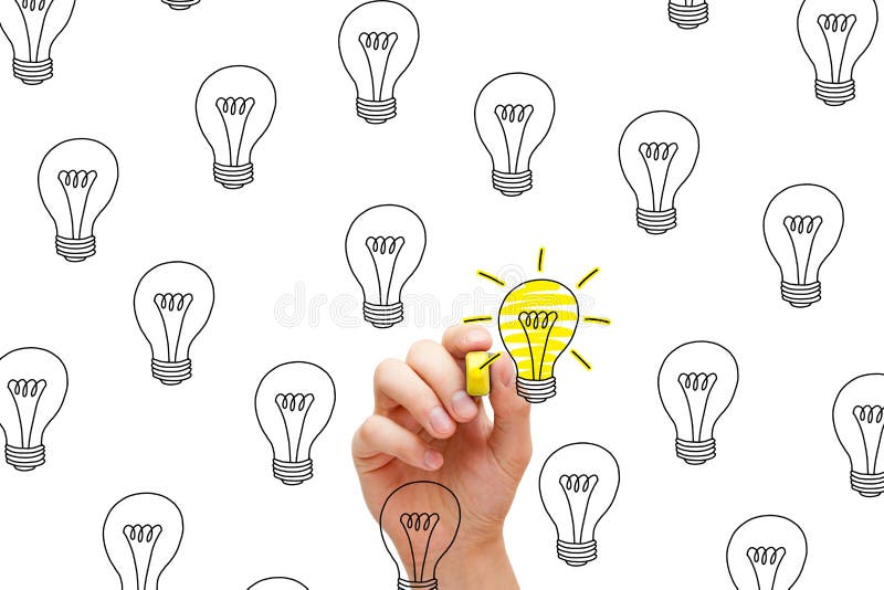 Great Idea Development by Synergy Teamwork Stock Image - Image of ...