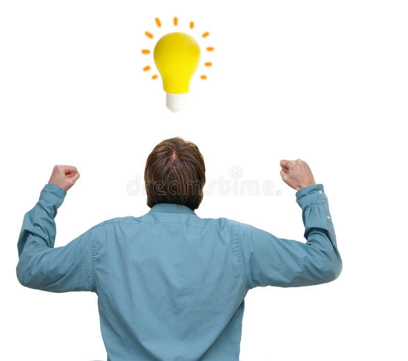 Great idea man stock image. Image of innovate, innovation - 1942975