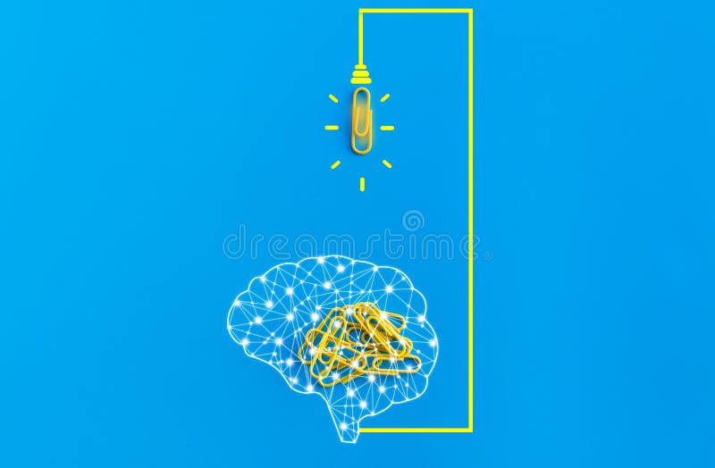 Brain and Lamp,great Idea and Innovation Concept Stock Photo - Image of ...