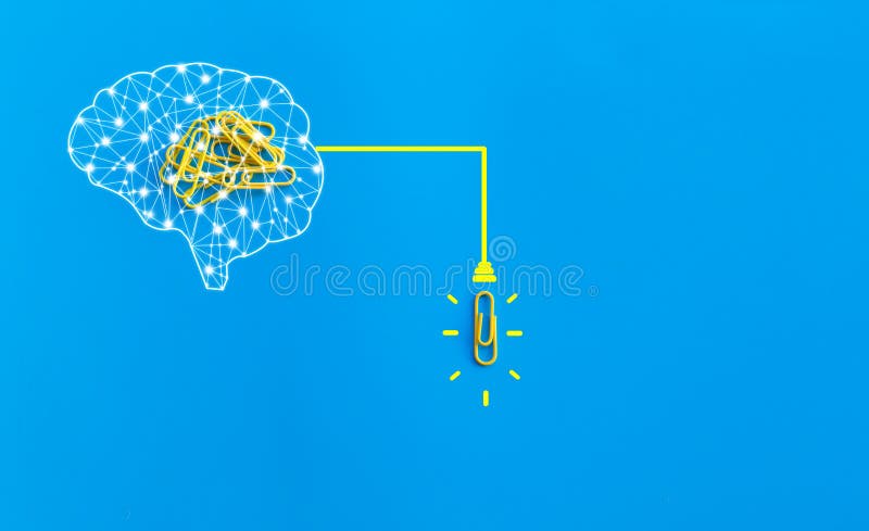 Brain and Lamp,great Idea and Innovation Concept Stock Photo - Image of ...