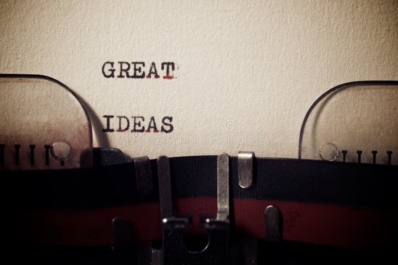 Great ideas phrase stock photo. Image of great, concept - 198364110