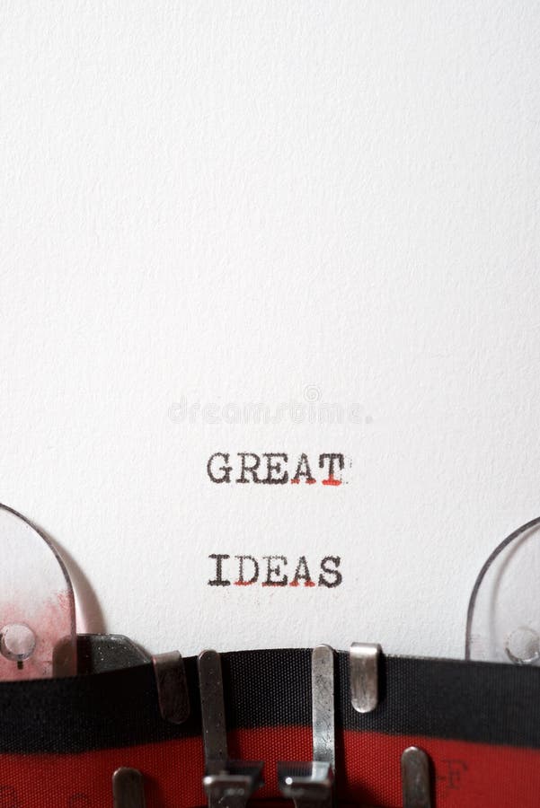 Great ideas phrase stock image. Image of concept, inspiration - 198364133