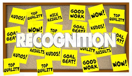 Great Job Recognition Praise Sticky Notes Stock Illustration ...