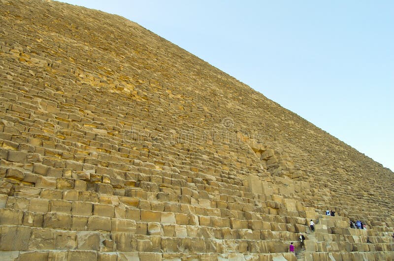 The Great Khufu Pyramid of Giza Stock Image - Image of archeology ...