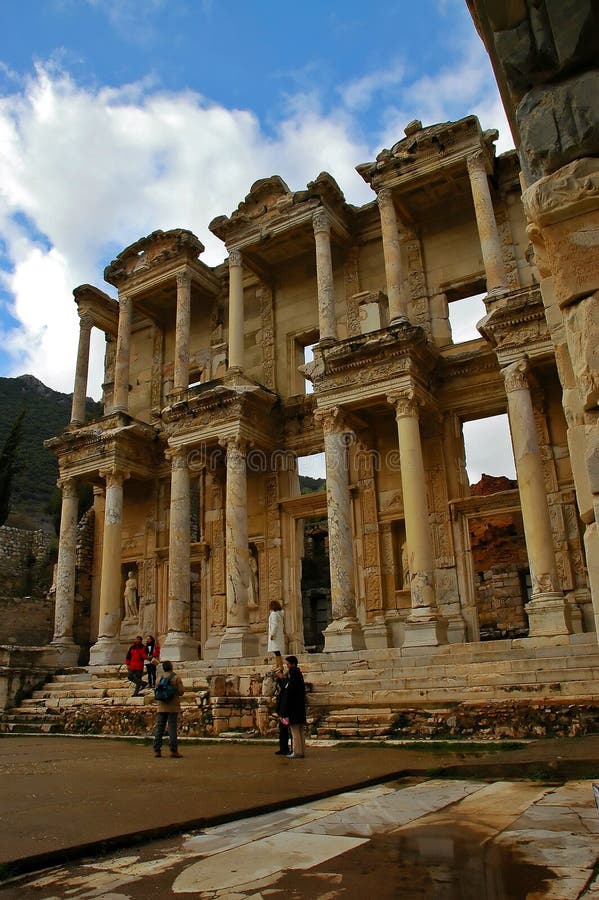 Ephesus Library editorial image. Image of turkey, east - 5342545