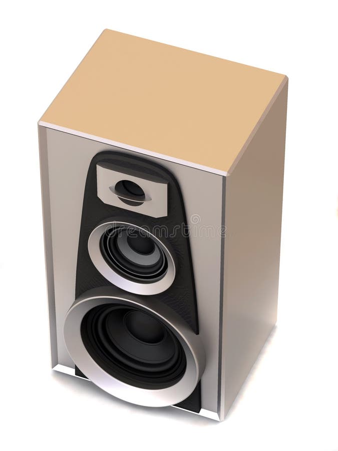 Great loud speakers stock illustration. Illustration of recording - 6525637