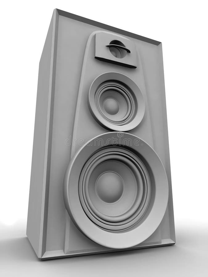 Great loud speakers stock illustration. Illustration of recording - 6525637