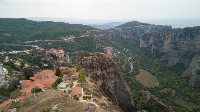 The Great Meteoron Holy Monastery of the Transfiguration of Stock Photo ...
