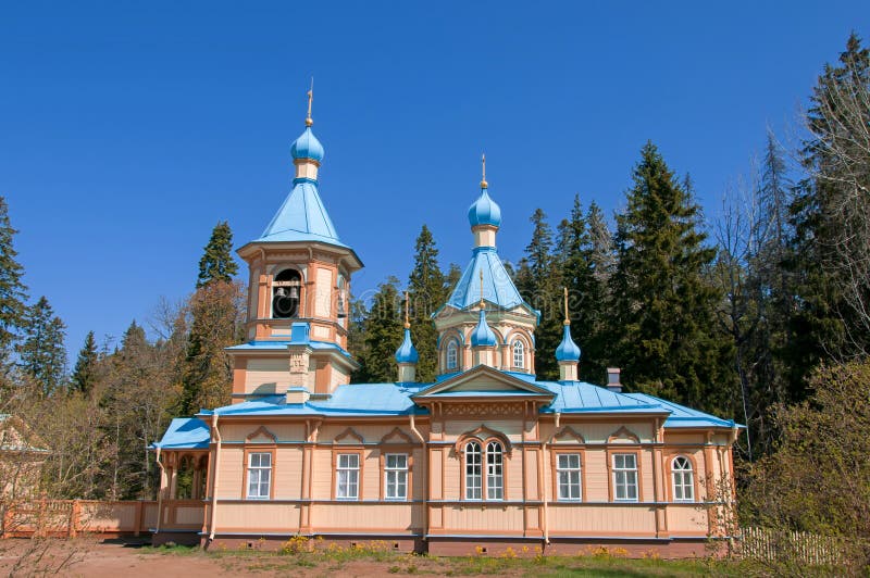 Great Monasteries of Russia. Island Valaam Stock Image - Image of gold ...