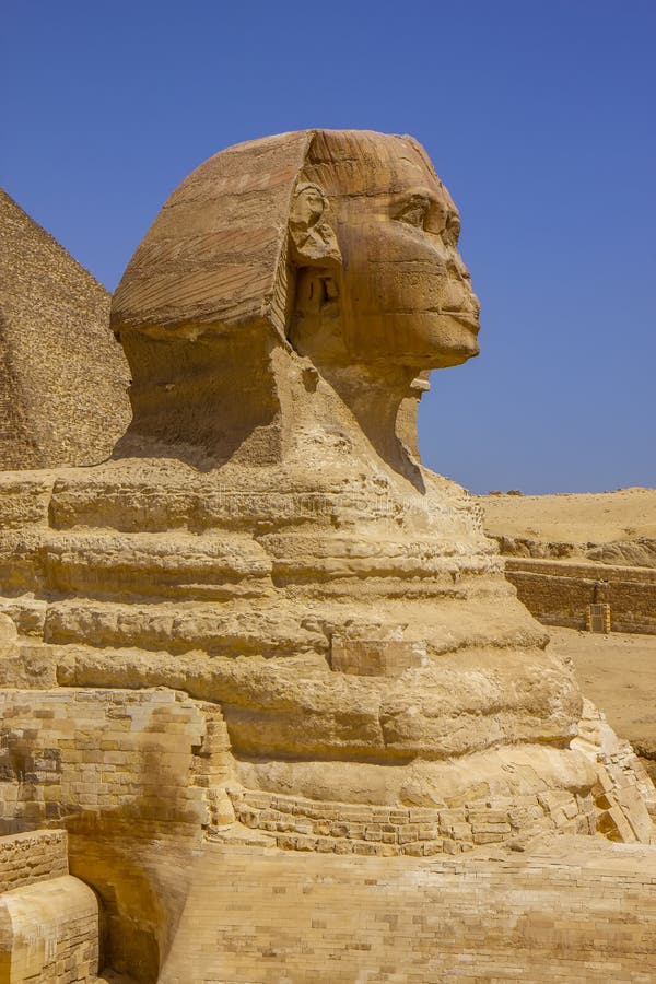 The Great Monument of Sphinx, Giza, Cairo, Egypt Stock Photo - Image of ...