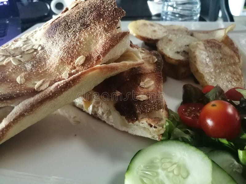 Great Moroccan Sandwich. Fresh and Sweet Stock Image - Image of great ...