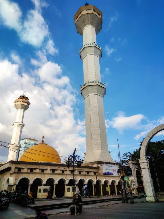 Great Mosque in Bandung City West Java of Indonesia Editorial ...