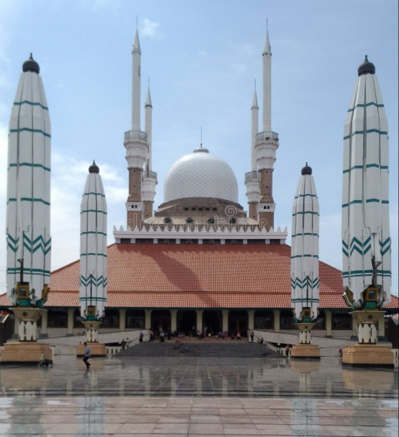 Great Mosque of Central Java, Semarang, Indonesia Editorial Stock Image ...