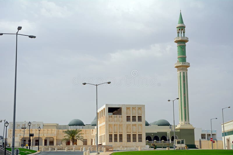 Great Mosque, Doha, Qatar stock photo. Image of devil - 70198004