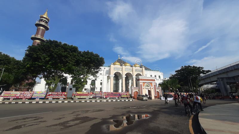 Great Mosque Palembang, South Sumatera Editorial Image - Image of south ...