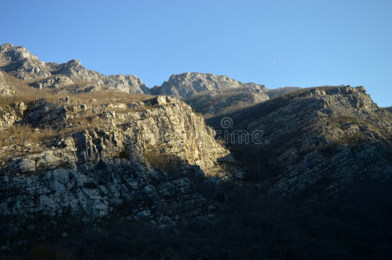 Great Mountains and Shadows Stock Photo - Image of mountains, mountain ...