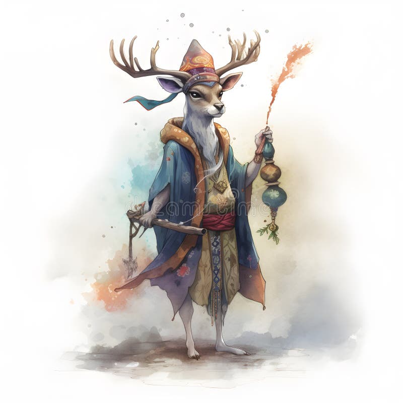 Witch Deer Stock Illustrations – 227 Witch Deer Stock Illustrations ...