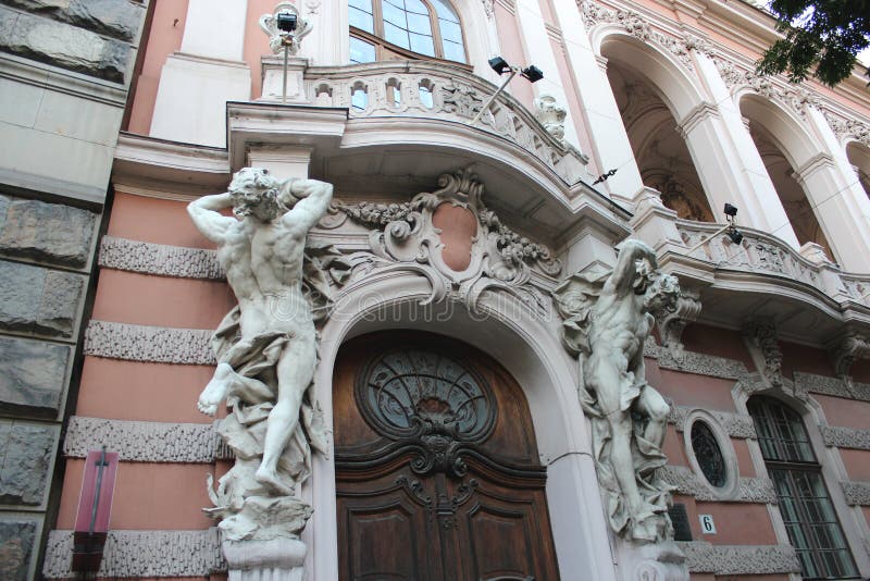 Great and Nice Sculptures on the Front of Building Editorial Image ...