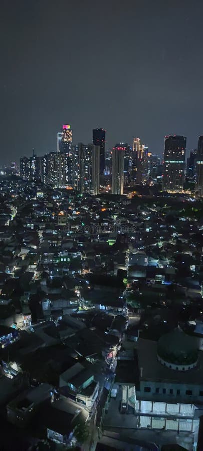 Great night in jakarta stock photo. Image of light, great - 262794306