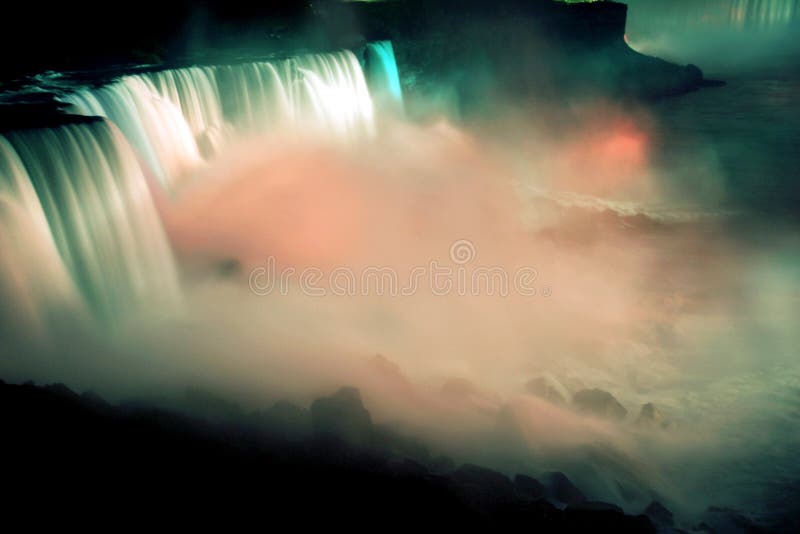 Waterfall Lights stock image. Image of movement, motion - 4928987