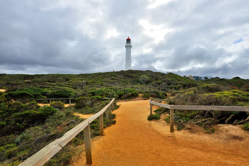 Great Ocean Road - Split Point Lighthouse Stock Photo - Image of iconic ...