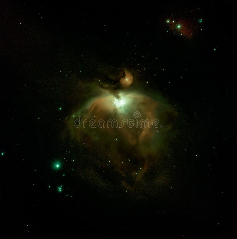 Great Orion Nebula in Deep Space Stock Image - Image of diffuse, stars ...