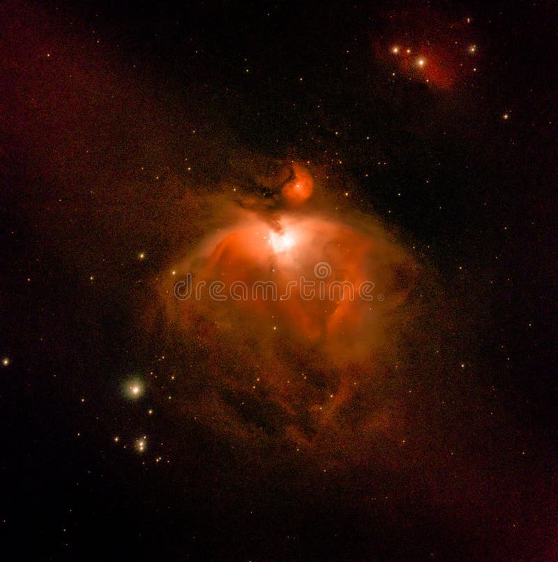 Great Orion Nebula in Deep Space Stock Image - Image of united, great ...