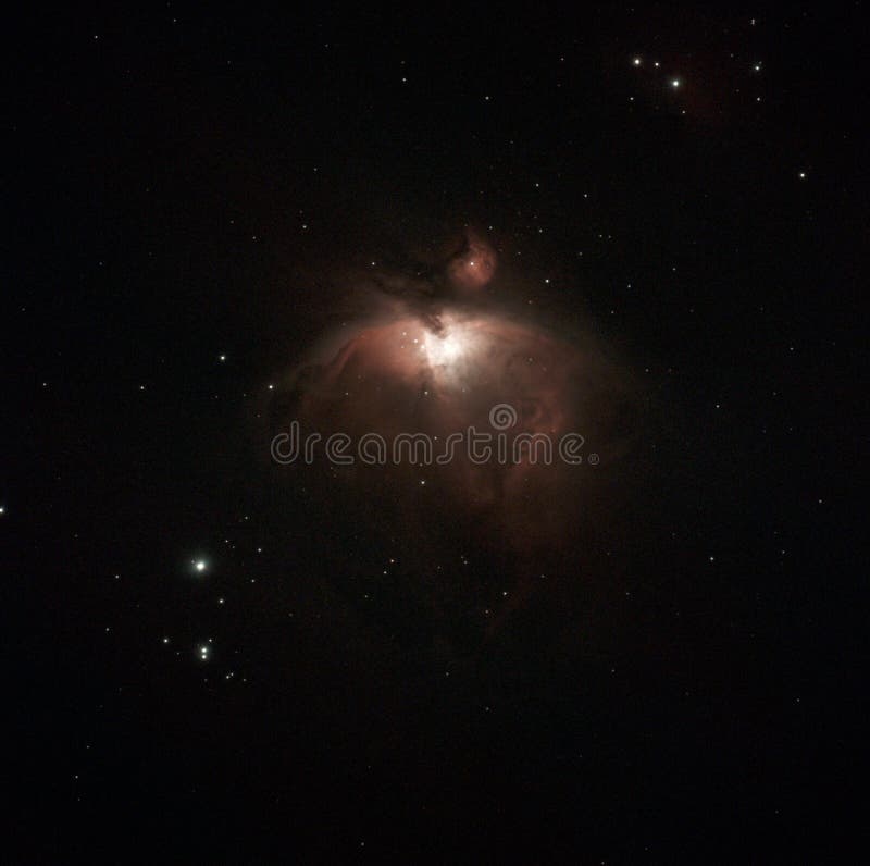 Great Orion Nebula in Deep Space Stock Photo - Image of states, right ...