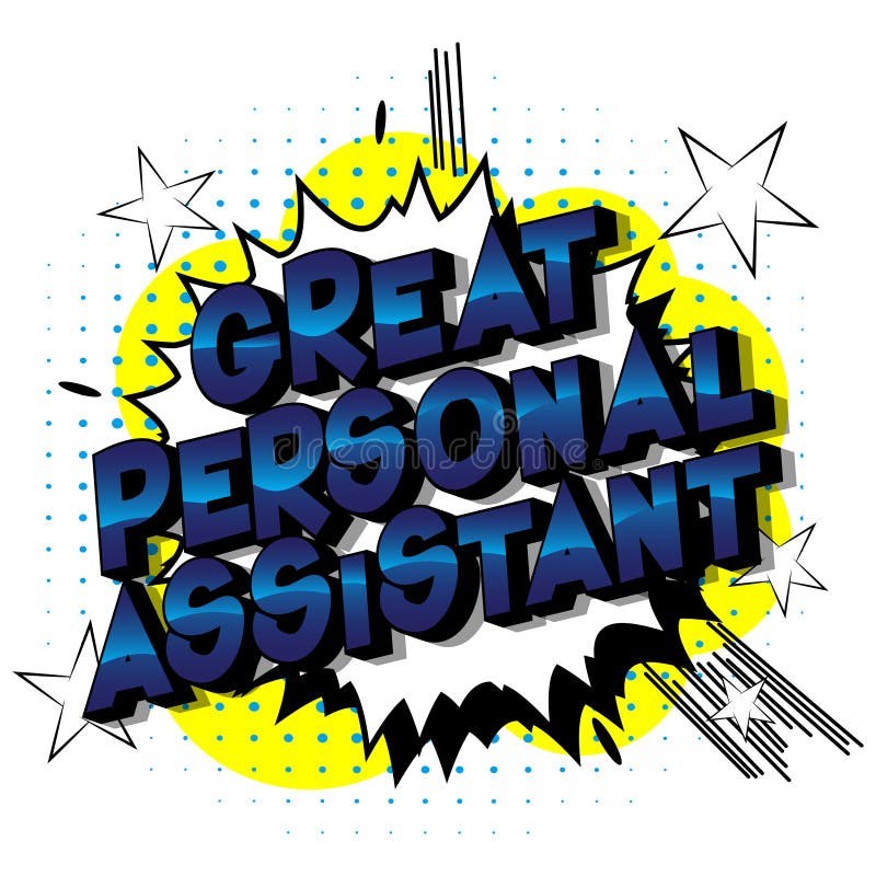 Great Personal Assistant - Comic Book Style Words. Stock Vector ...