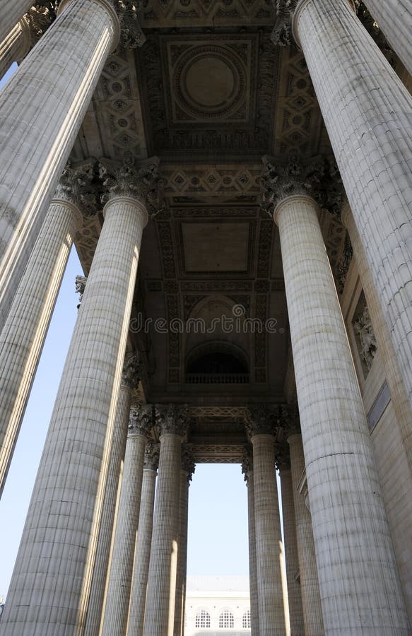 Great Pillar in Ancient Building Stock Image - Image of pillar ...