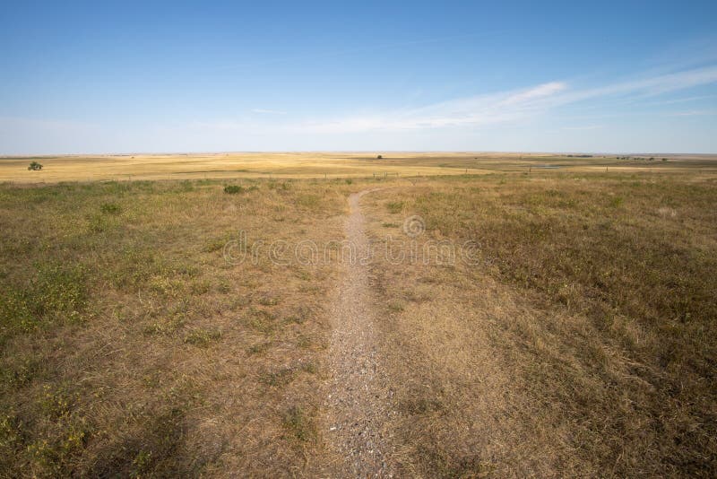 The Great Plains Landscape in South Dakota Stock Photo - Image of ...