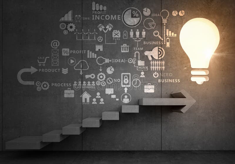 Great Plan for Success Achieving Stock Photo - Image of business ...