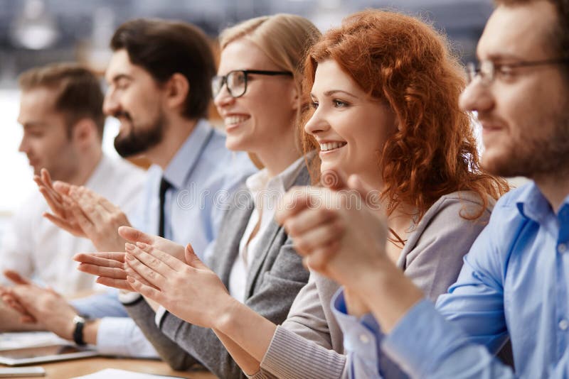 Surprise at interview stock photo. Image of business - 61448092