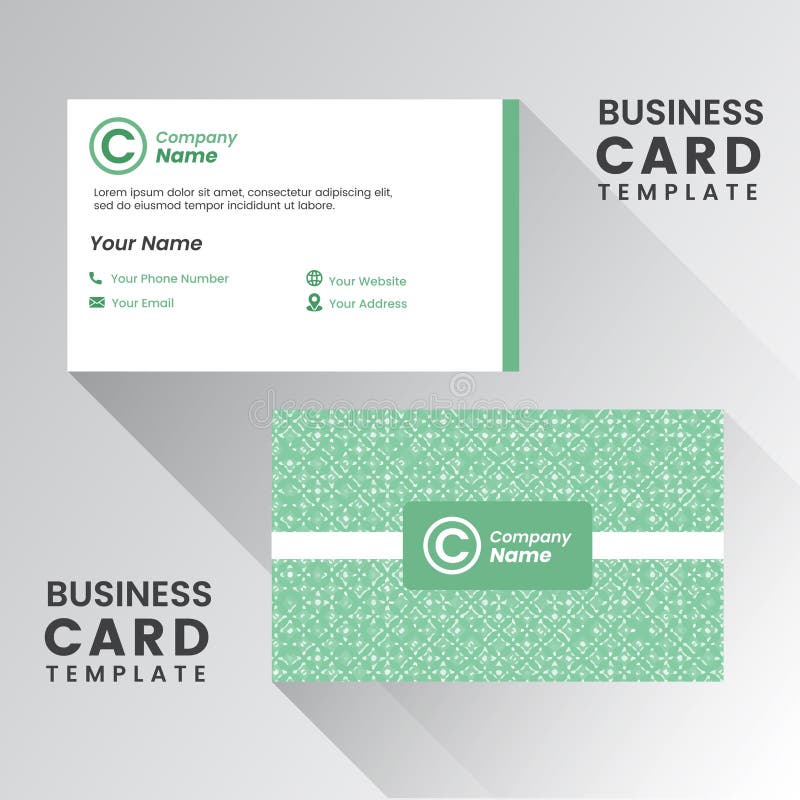 Great Professional and Creative Business Card Template Stock Vector ...