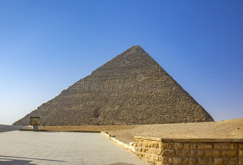 Great Pyramid of Giza, Kairo, Egypt Stock Image - Image of giza ...