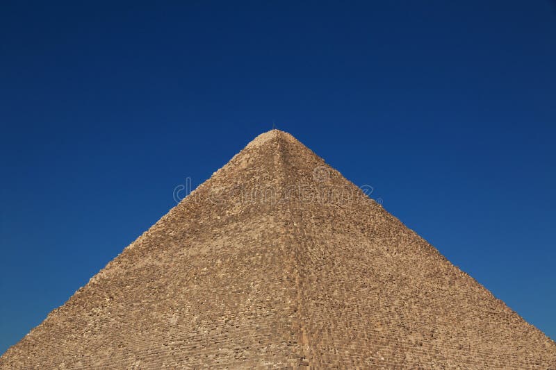 Great Pyramids of Ancient Egypt in Giza, Cairo, Africa Stock Image ...