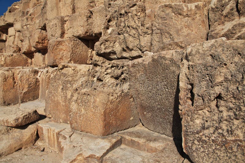 Great Pyramids of Ancient Egypt in Giza, Cairo, Africa Stock Photo ...
